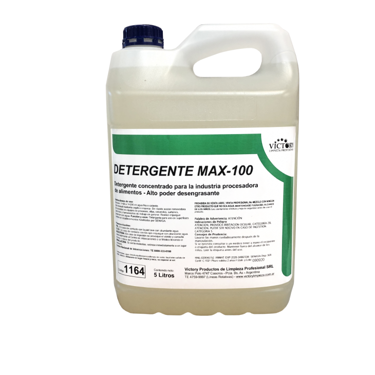DETERGENTE MAX - 100 • Big Distribuciones