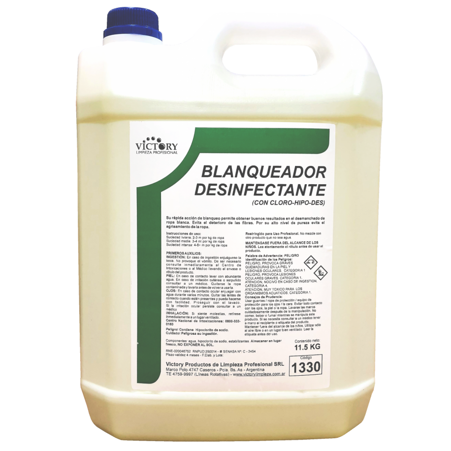 BLANQUEADOR DESINFECTANTE CON CLORO • Big Distribuciones